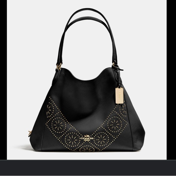 Coach | Bags | Coach Edie With Mini Studs Shoulder Bag | Poshmark